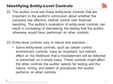 Part 5 | Entity Level Controls | Demystifying SOX 404