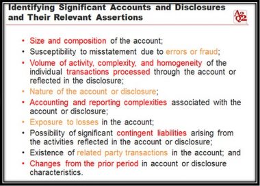 Part 6 | Identifying Significant Accounts and Disclosures | SOX 404