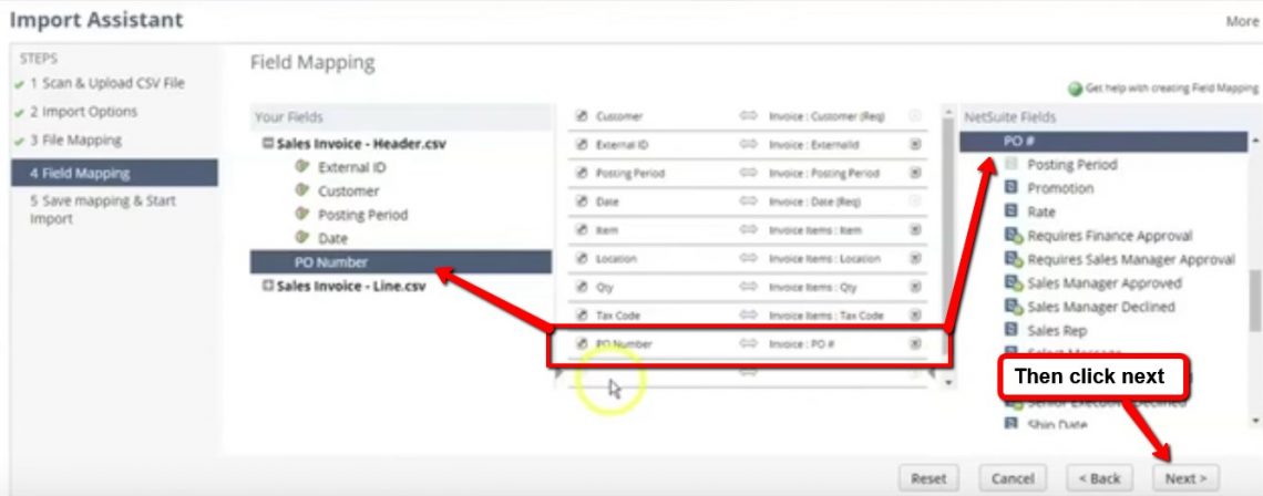 NetSuite AR AP Transactions Upload