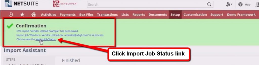 NetSuite Fixed Assets Data Upload