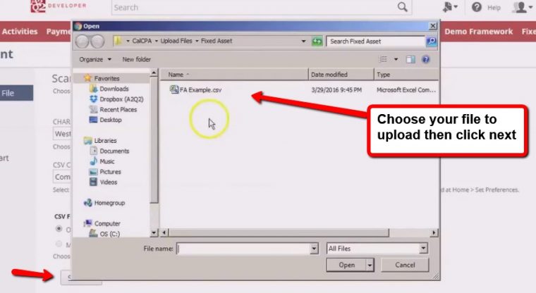 NetSuite Fixed Assets Data Upload