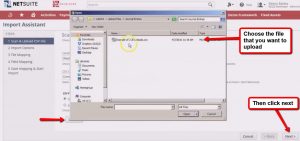 NetSuite Journal Entries Upload