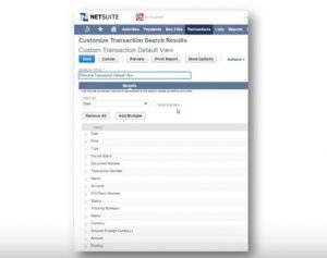 How to View and Customize Transaction List | NetSuite User Tips