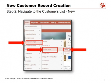 NetSuite Easily Create a Customer Record