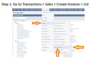 How to create a customer receipt in NetSuite