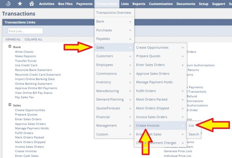 How to create a customer receipt in NetSuite