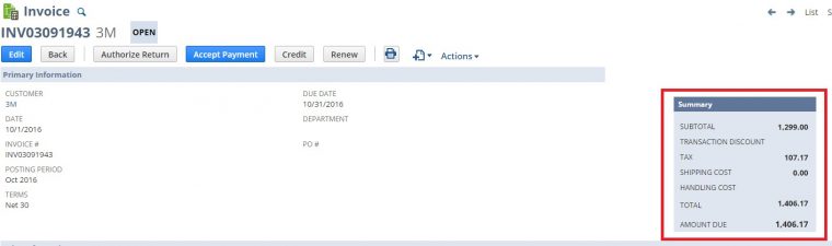 How to Create a Sales Invoice