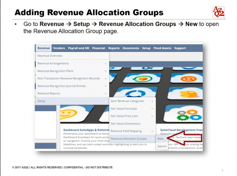 Netsuite Part 3 Adding Revenue Allocation Groups In Setting Up Advanced Revenue Management