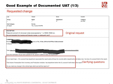 ITGC User Acceptance Testing (UAT) Approval – Good Example of ...