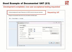 ITGC User Acceptance Testing (UAT) Approval – Good Example of ...