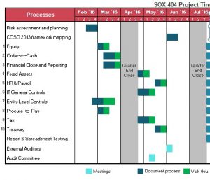 Part 2 - Project Timeline for SOX 404 | Sarbanes Oxley